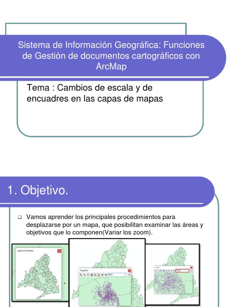 Cambios de Escala y de Encuadres en Las Capas de Mapas | PDF | Métodos y materiales de enseñanza