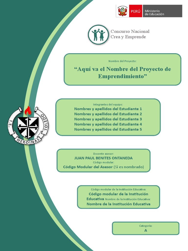 GRUPO 01 Proyecto de Emprendimiento | PDF