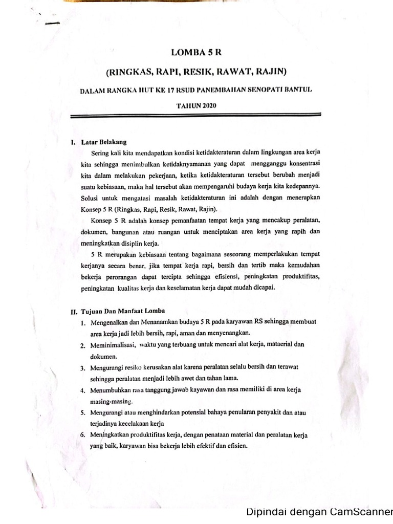 Lomba 5R RSUDPS | PDF