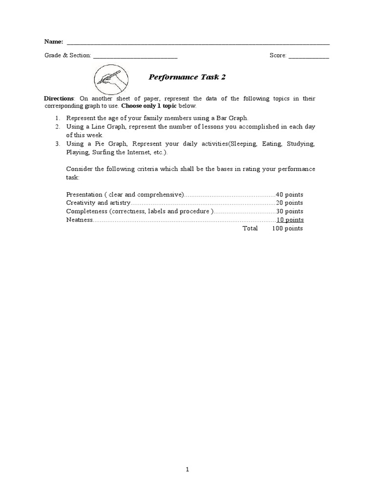 MATH 7 - Q4 - PerformanceTask2 - WK3-4 | PDF | Art