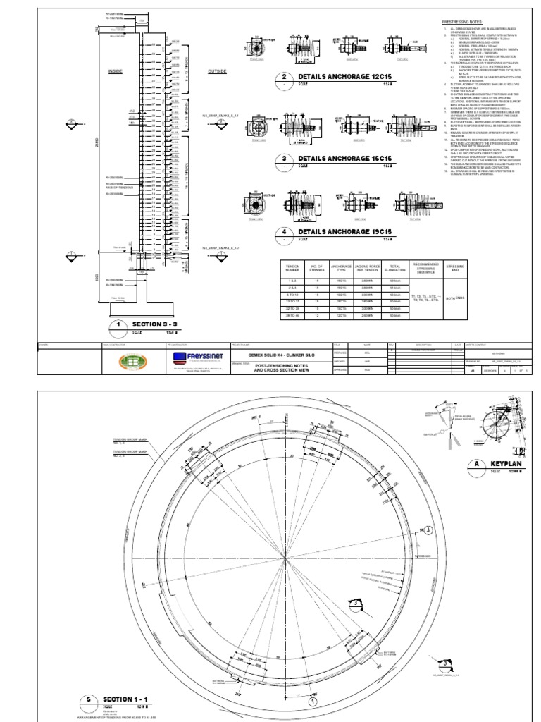 Clinker Silo | PDF | Prestressed Concrete | Building Engineering
