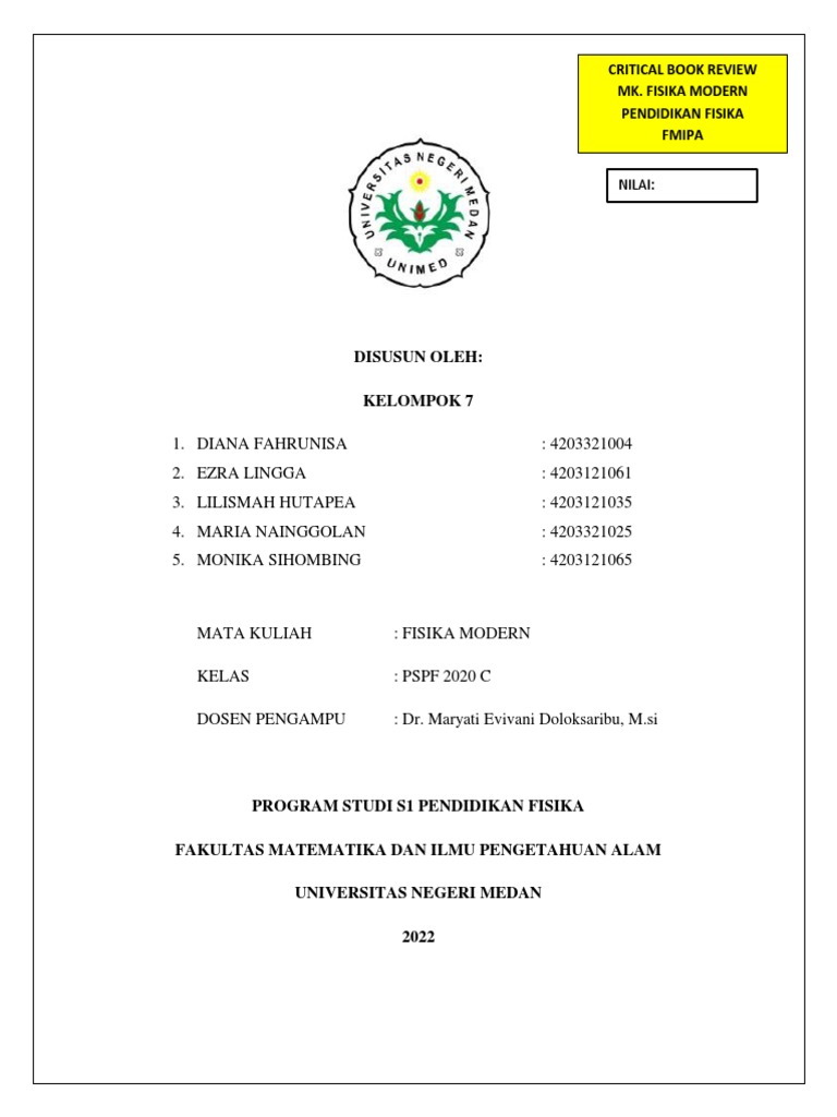 CBR Fisika Modern Kelompok 7 | PDF