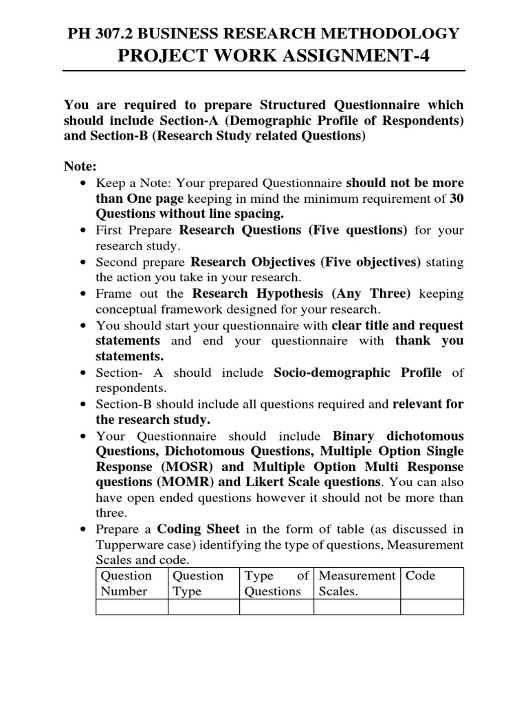 Assignment-4 BRM 2022 | PDF | Business