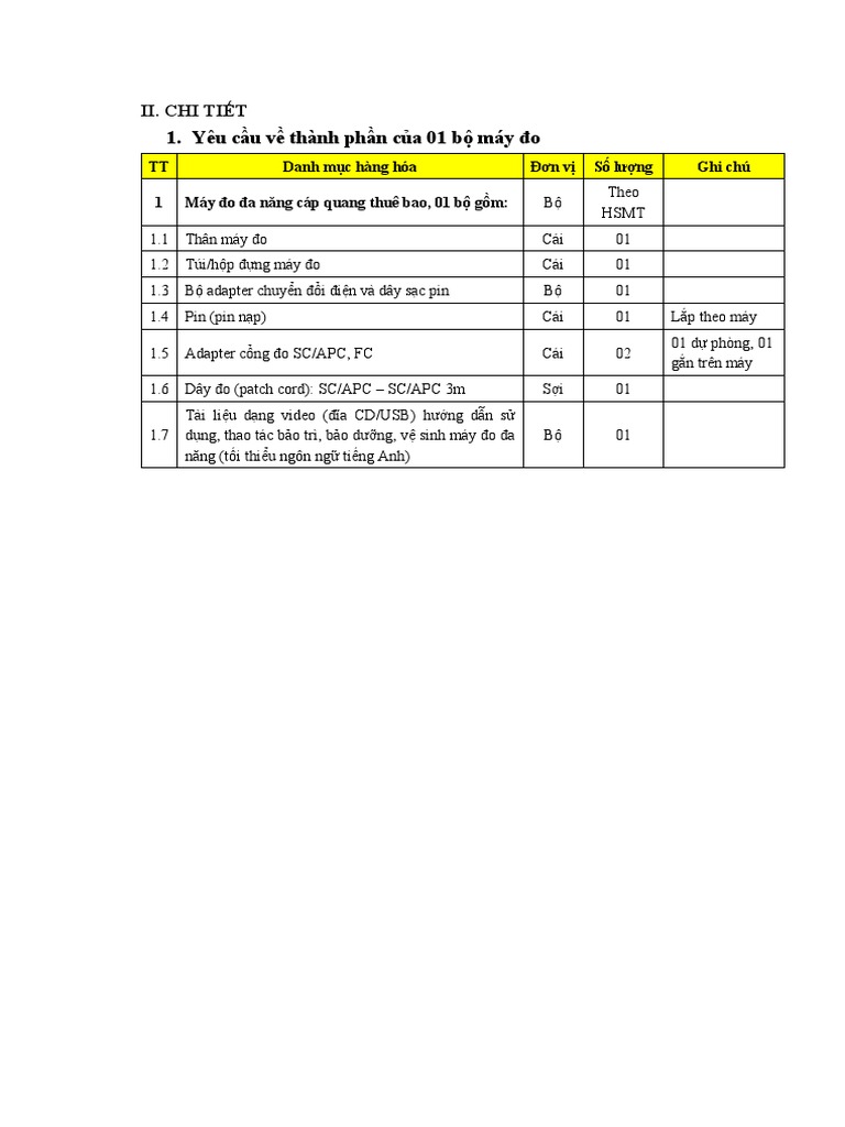 Technical Requirements | PDF