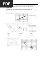 f2 Kmo Bab 11 Transformasi Isometri | PDF