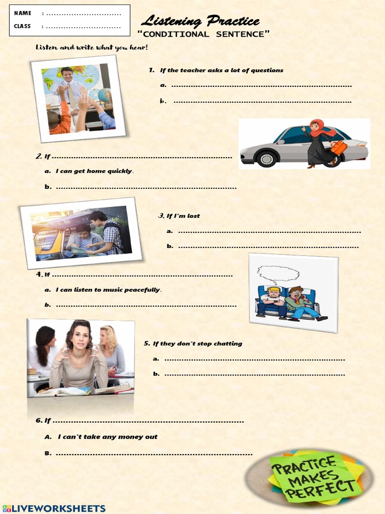 Listening Conditional Sentence | PDF