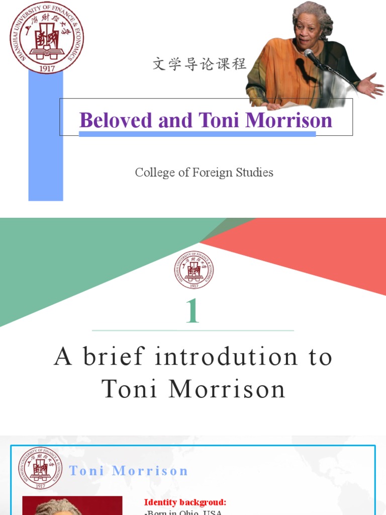 Toni Morrison and Beloved | PDF | Art | Mystery, Thriller & Crime Fiction