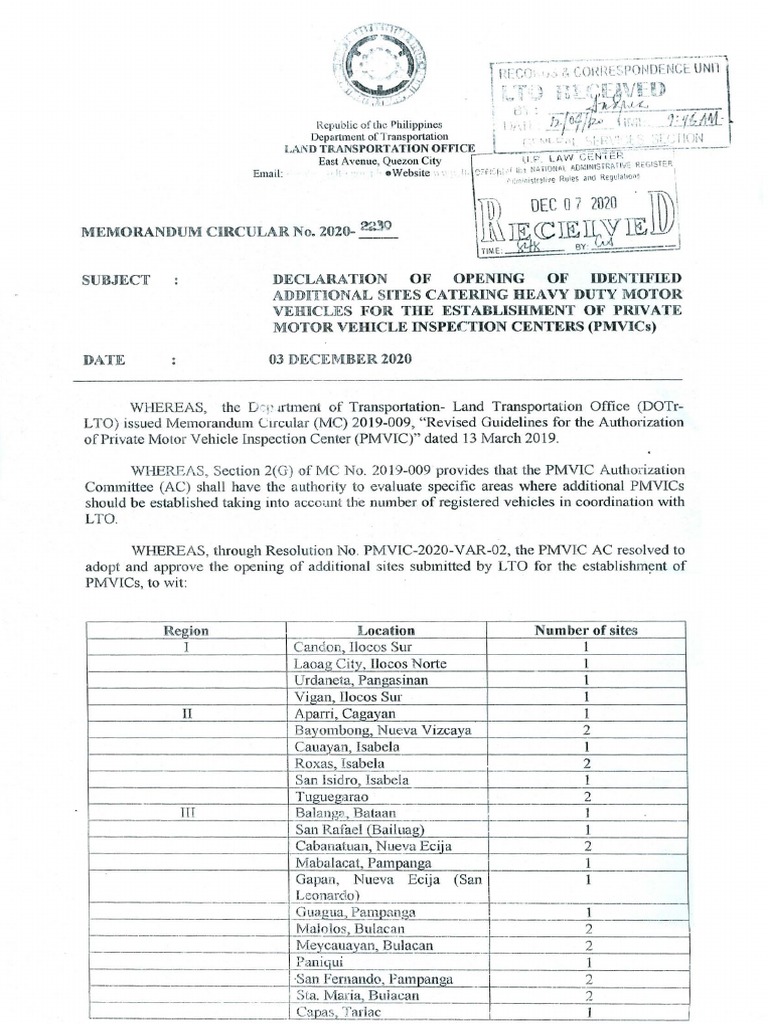 Lto MC-2020-2230 Pmvic | PDF