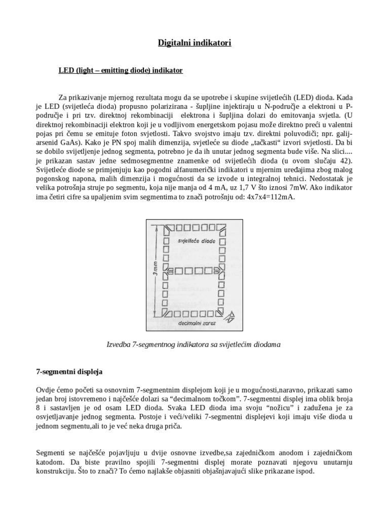 LED I LCD Indikatori | PDF