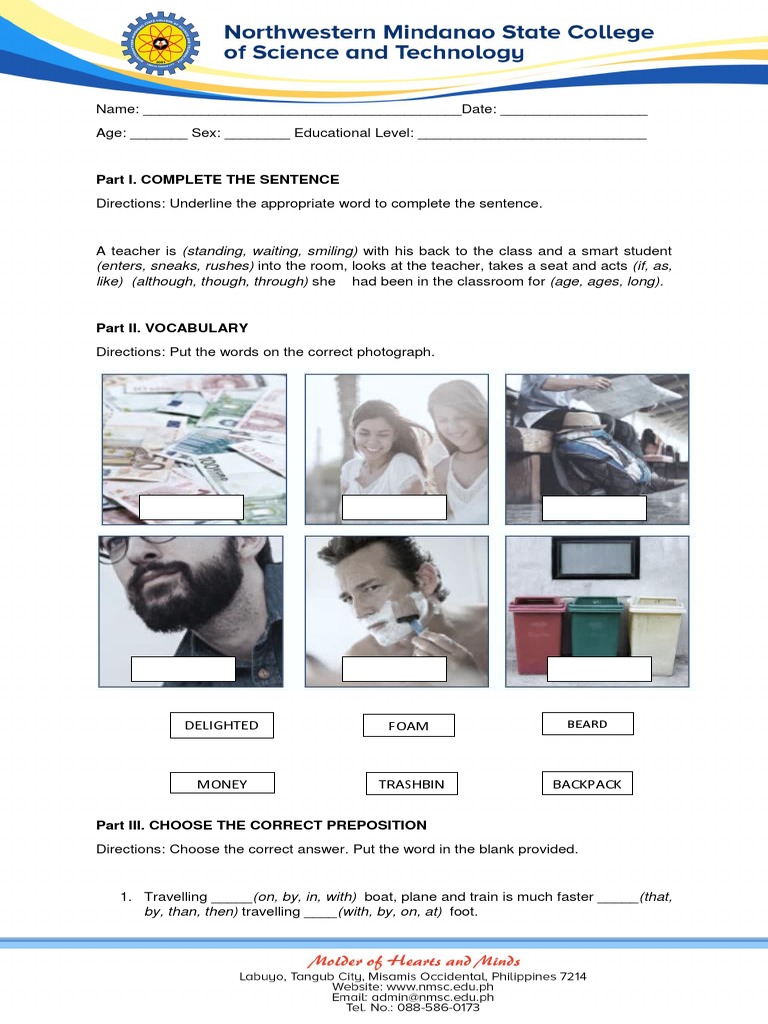 Worksheets | PDF | Linguistics