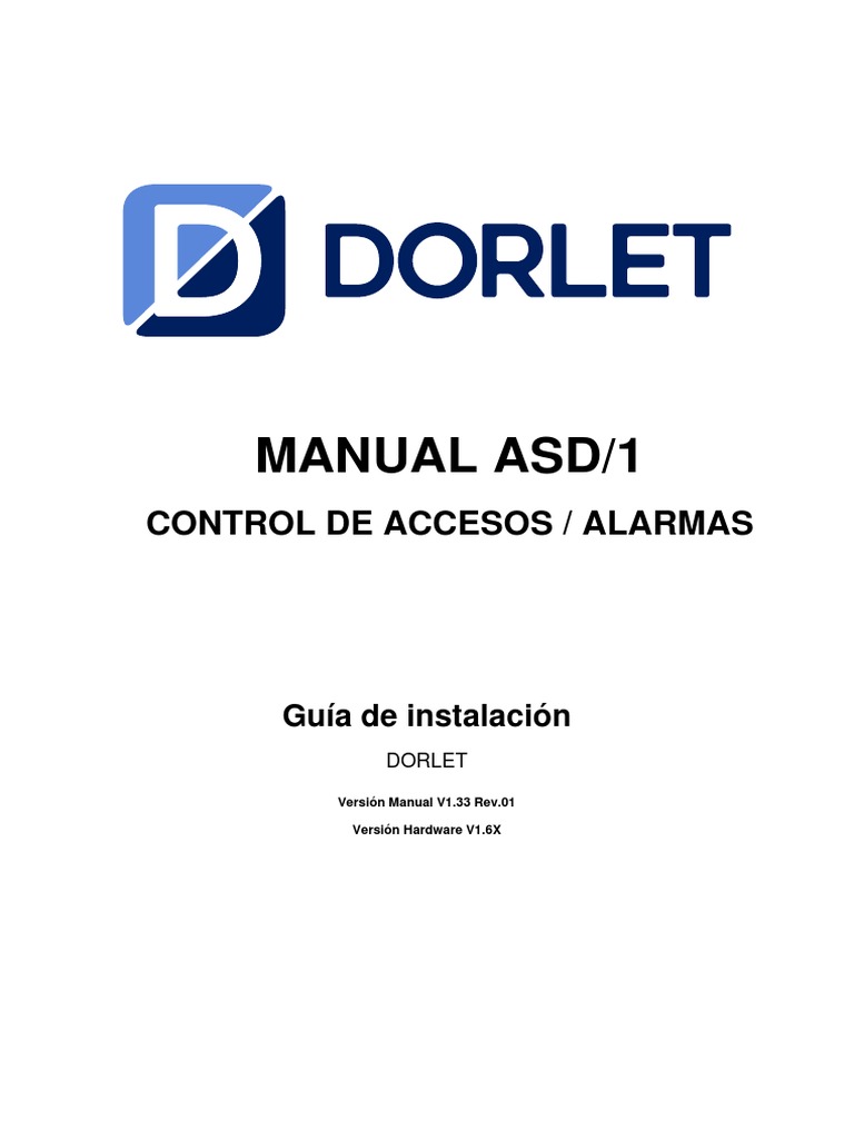 Manual ASD1 - V1.33 Rev01 - 0 | PDF | Relé | Electrónica