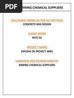 Concrete Mix Design C40/20-400 KG MSRC: Combined Grading | PDF | Sand ...