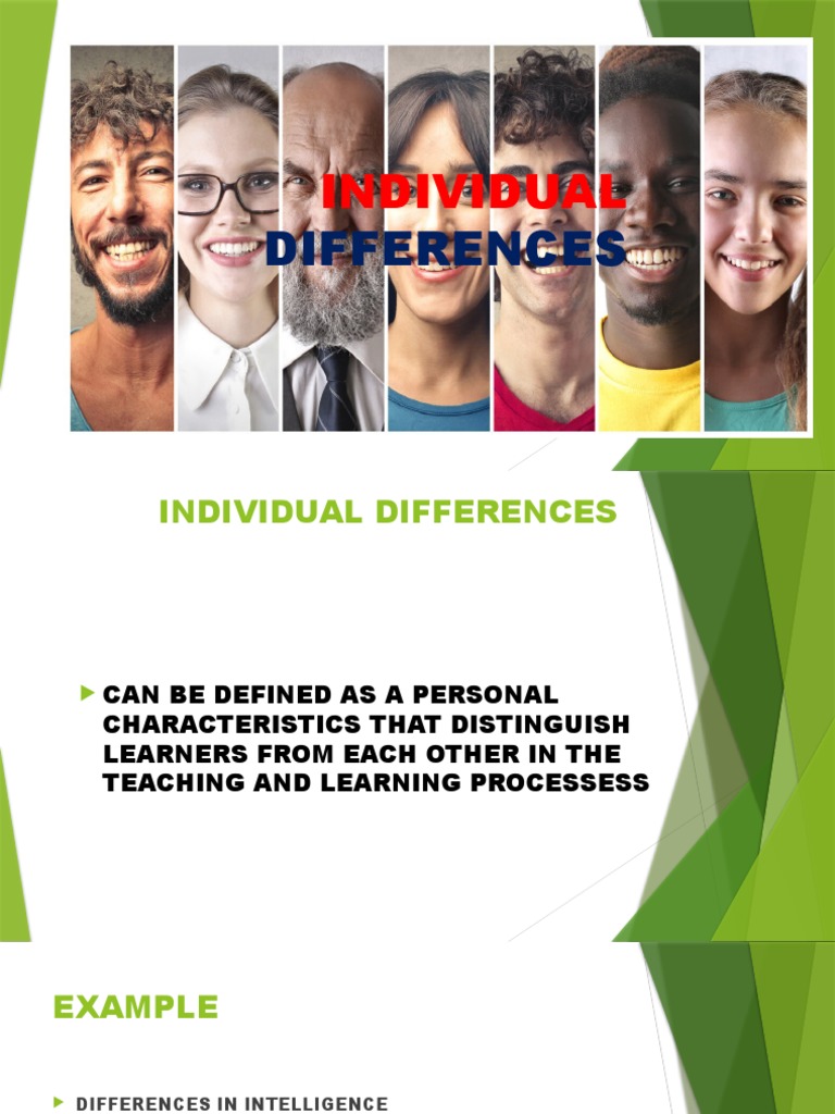 Individual Differences | PDF | Intelligence | Learning