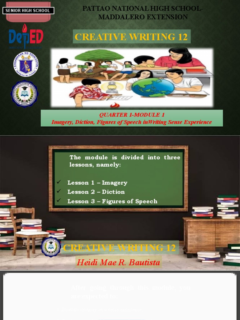 CW Module 1-Lesson 2-Diction | PDF | Verb | Learning