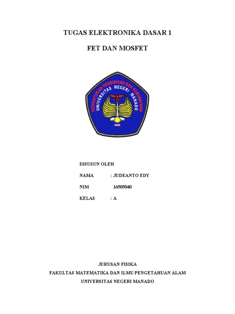 Pengertian dan Karakteristik FET | PDF | Sains & Matematika | Komputer