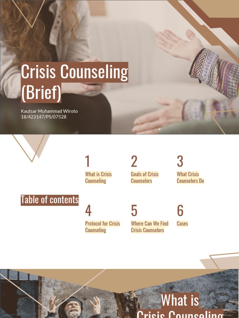 Crisis Counseling | PDF | Violence | Psychology
