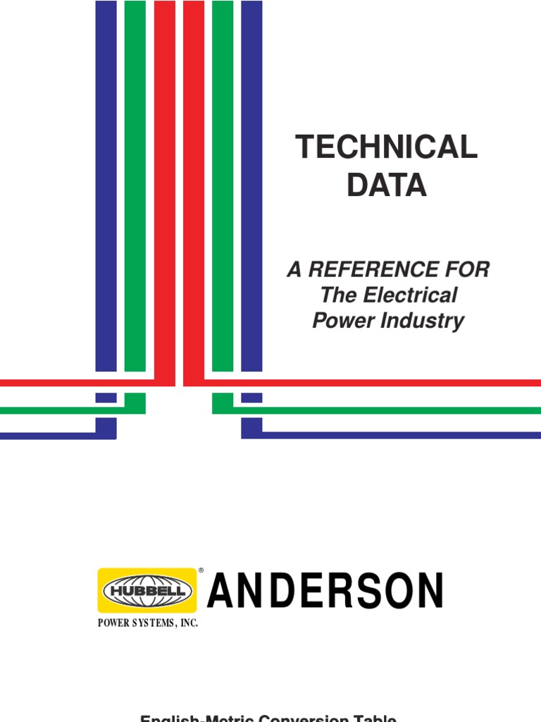 Anderson Electric Engineering Data | PDF | Electrical Conductor | Cable