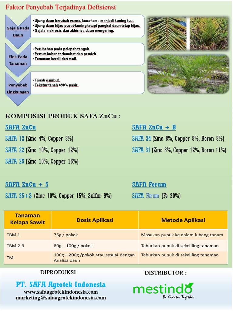Brosur SAFA ZnCu (Belakang) | PDF