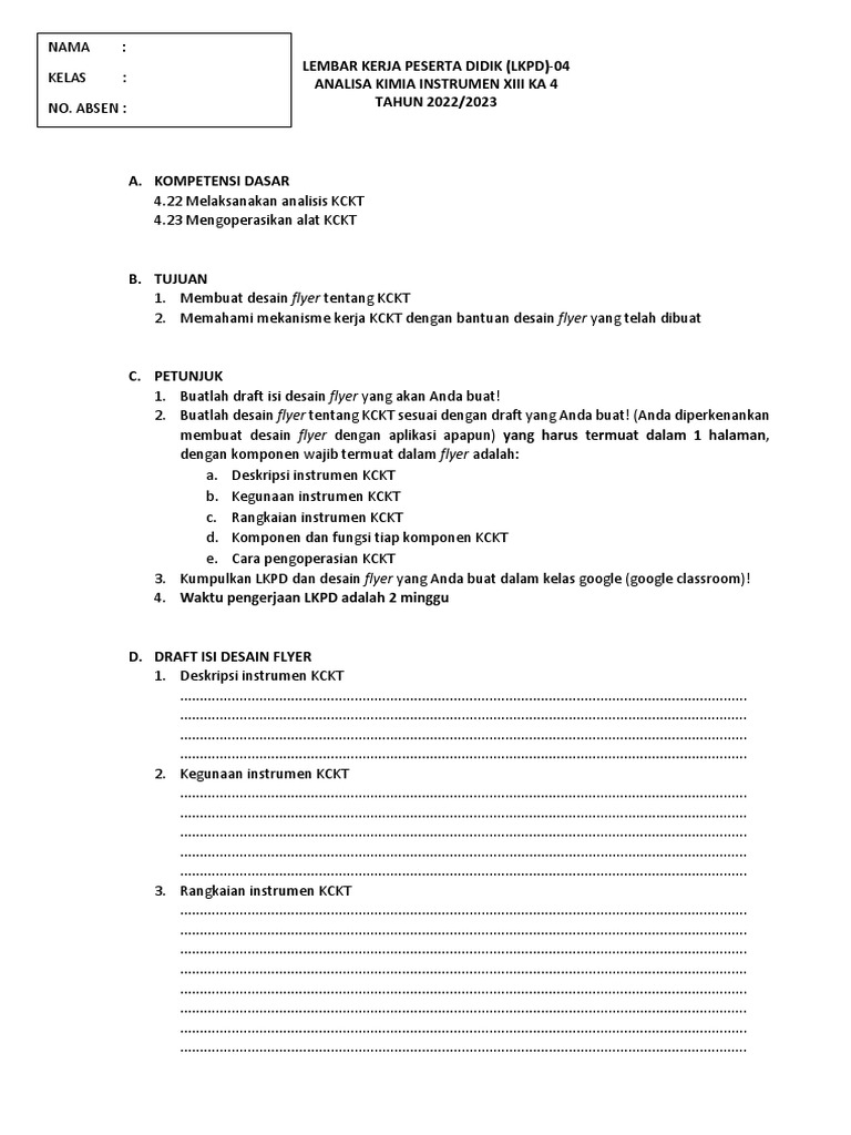 Desain Flyer Analisis KCKT 2023 | PDF