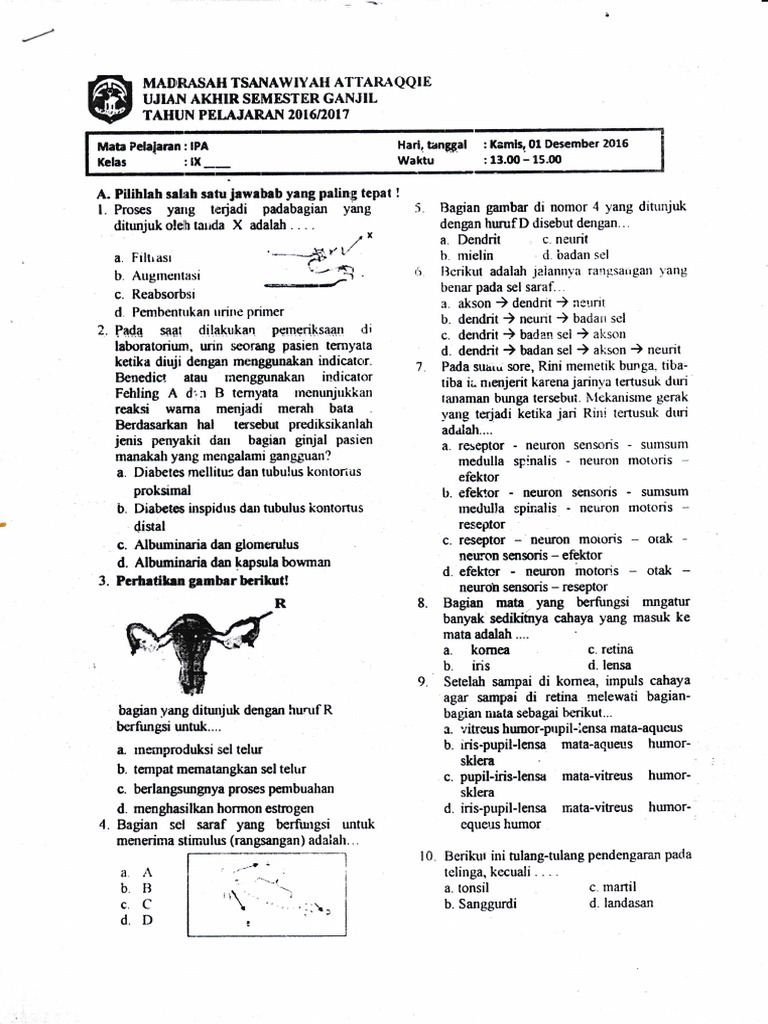 Soal IPA SMP 1617 | PDF