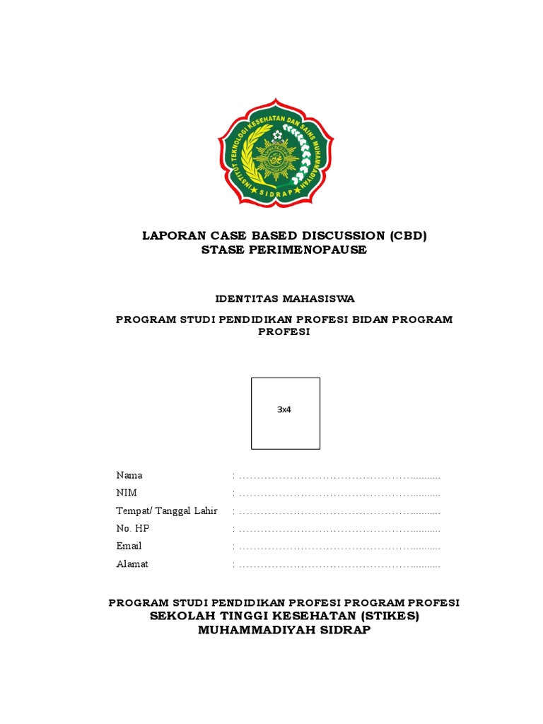 Laporan Case Based Discussion | PDF