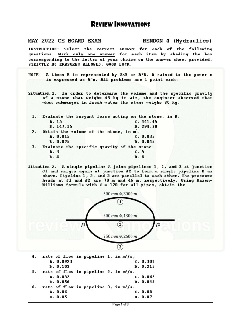Hydrau 4 | PDF | Fluid Dynamics | Flow Measurement