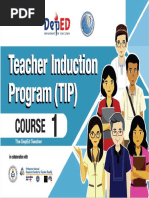IPBT Course 1 | PDF | Teachers | Learning