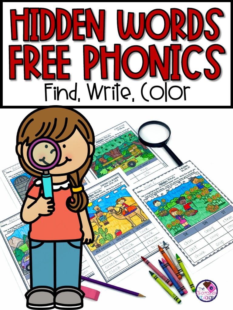 Find, Write, Color | PDF