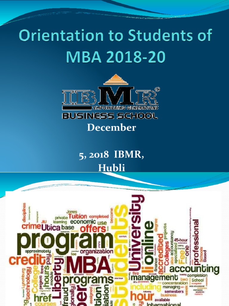 MBA Orientation Programme | PDF | Master Of Business Administration | Economies