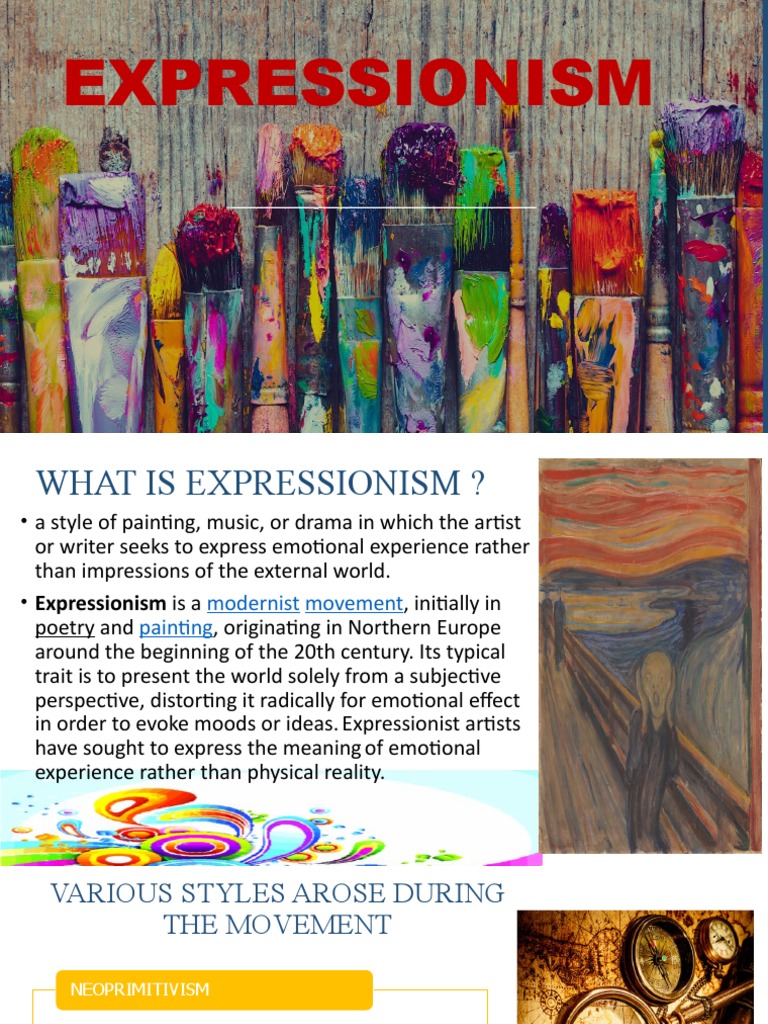 Expressionism and Abstractionism Styles | PDF | Expressionism | Cubism