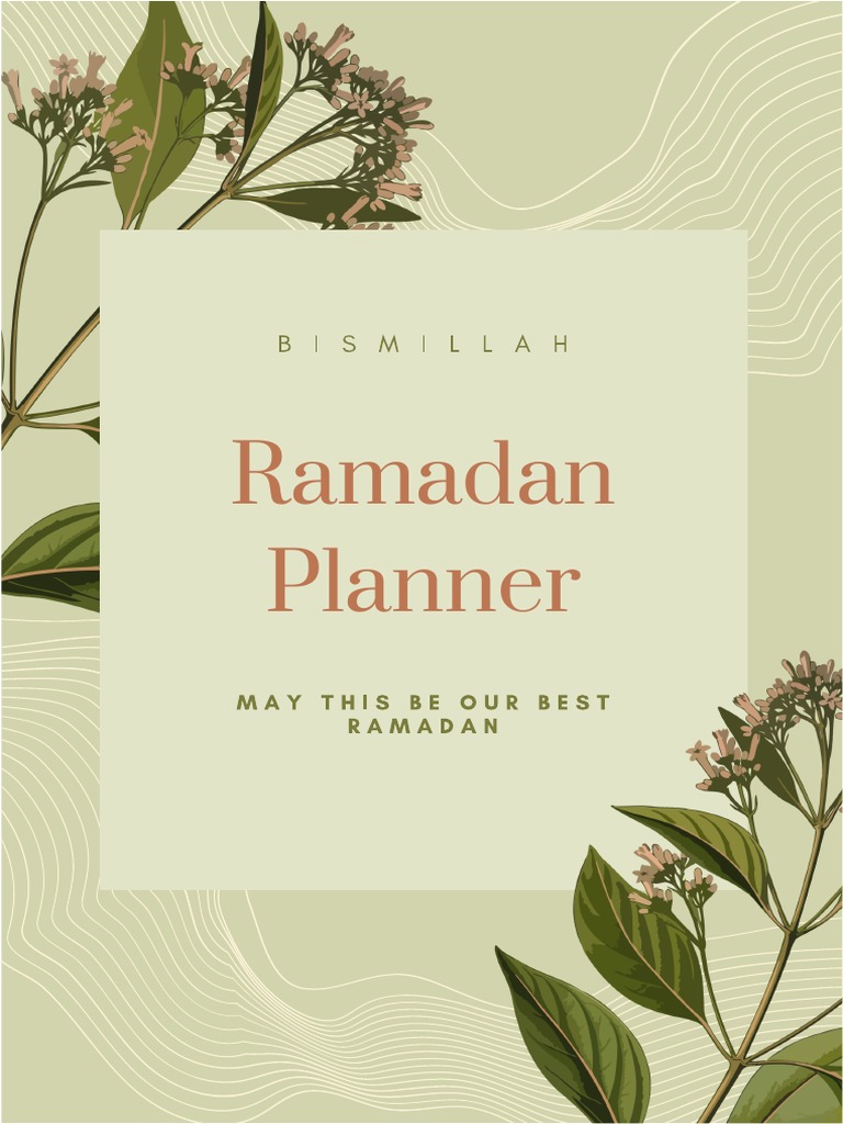 Ramadan Worship and Planning Guide | PDF | Quran | Islam
