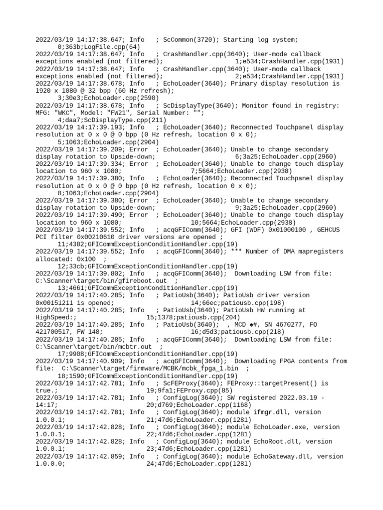 Log File | PDF | Usb | Computer Architecture