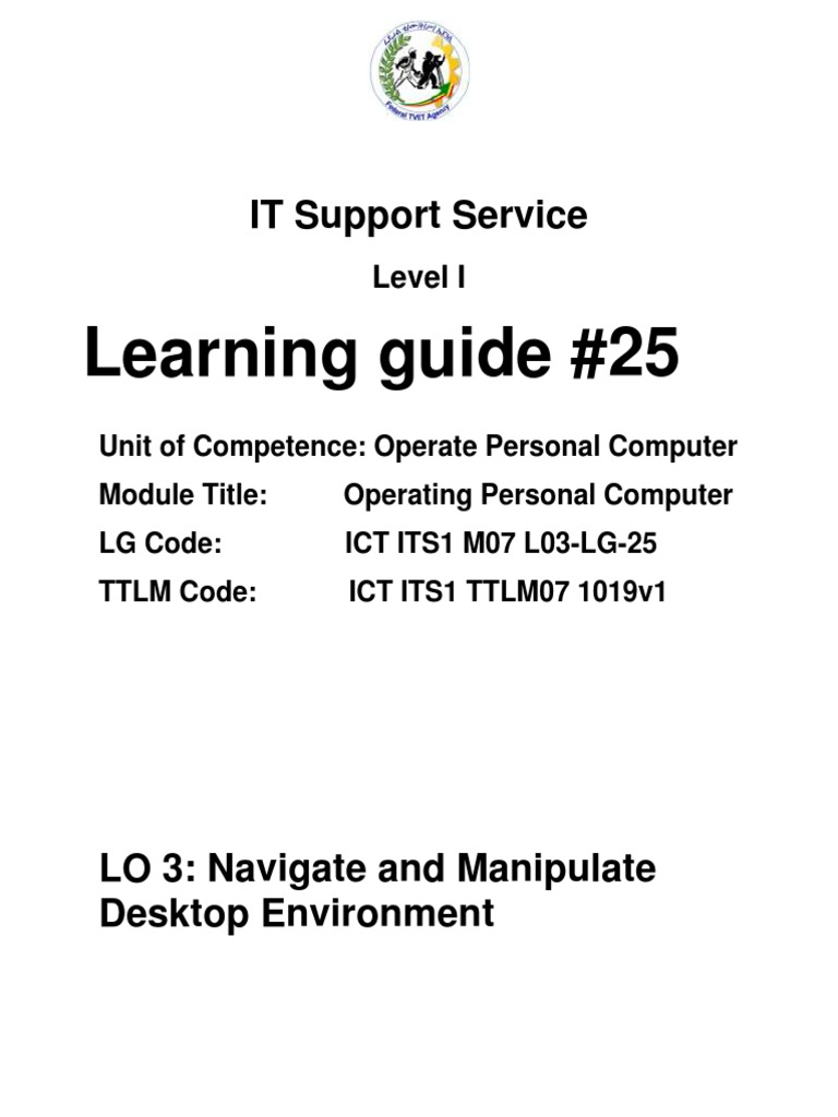 Operate Personal Computer Lo3 | PDF | Icon (Computing) | Software