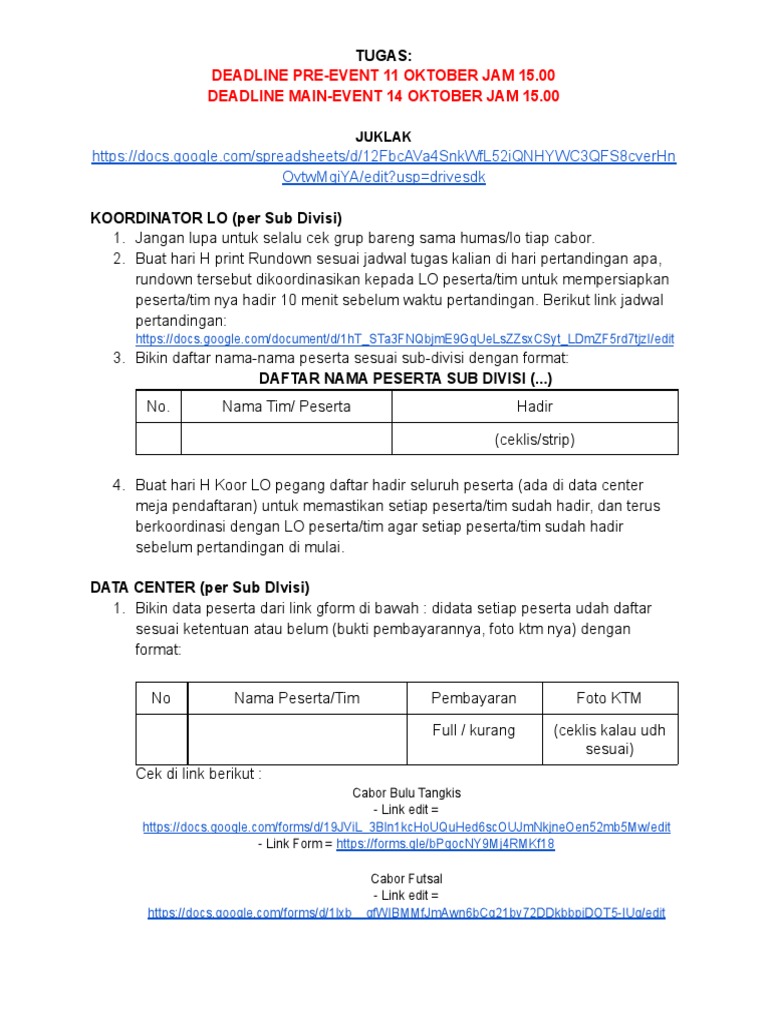 Panduan Tugas Dekan Cup 2022 | PDF | Komputer