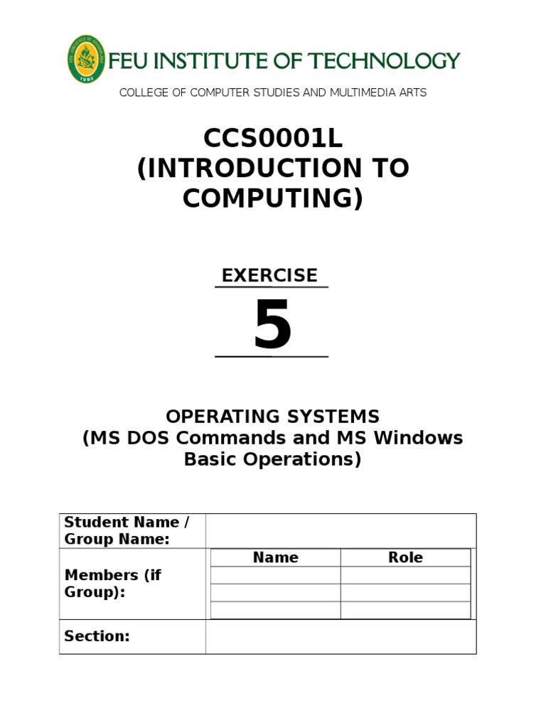 M5 TECHNICAL1 Software Operating System | PDF | Computer File | Filename