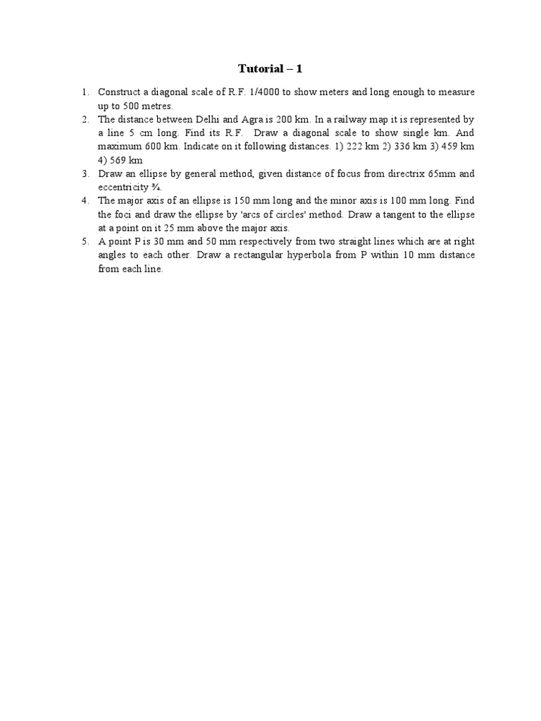 Tutorial 1 Class Work | PDF | Science & Mathematics