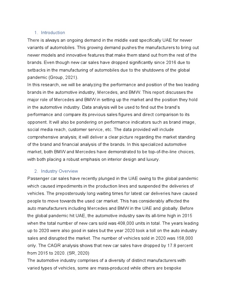 BMW vs Merc (1) | PDF | Mercedes Benz | Car