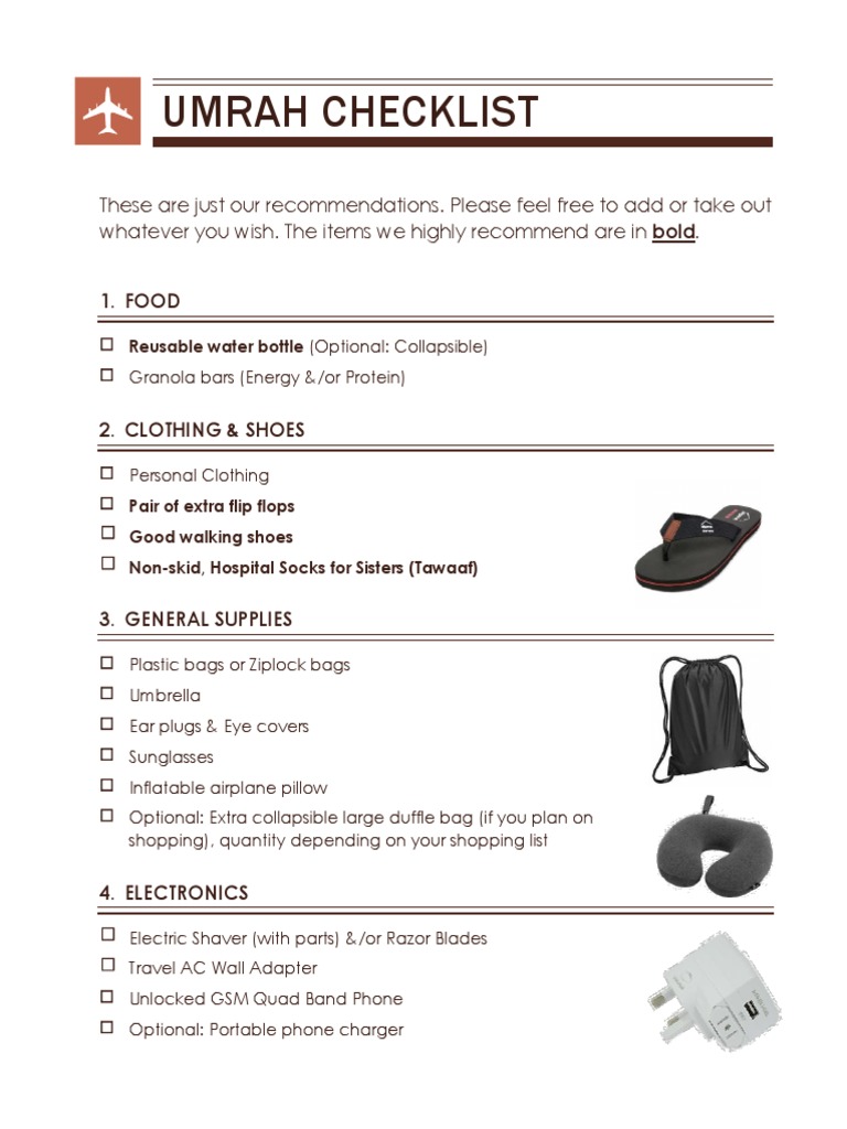 Umrah Packing Guide | PDF