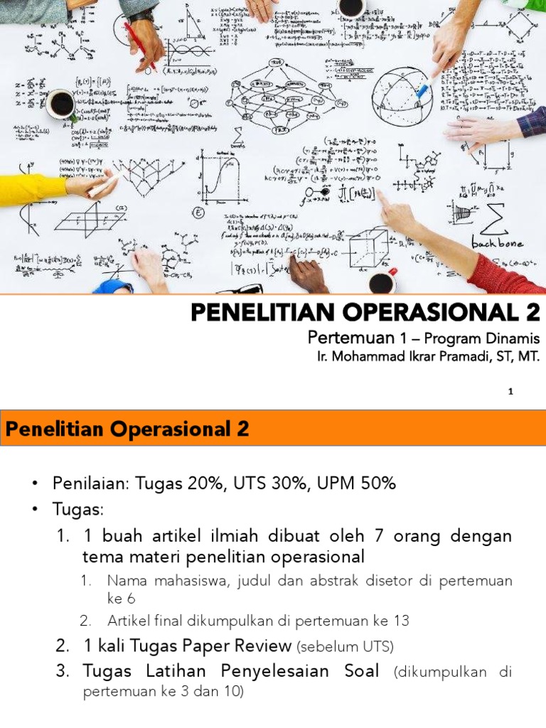 Teknik Pemrograman Dinamis dalam Optimasi | PDF