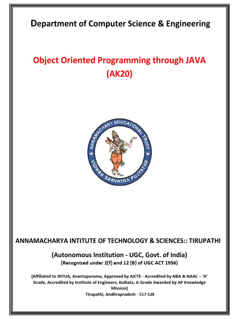 JAVA Min | PDF | Java (Programming Language) | Java Virtual Machine