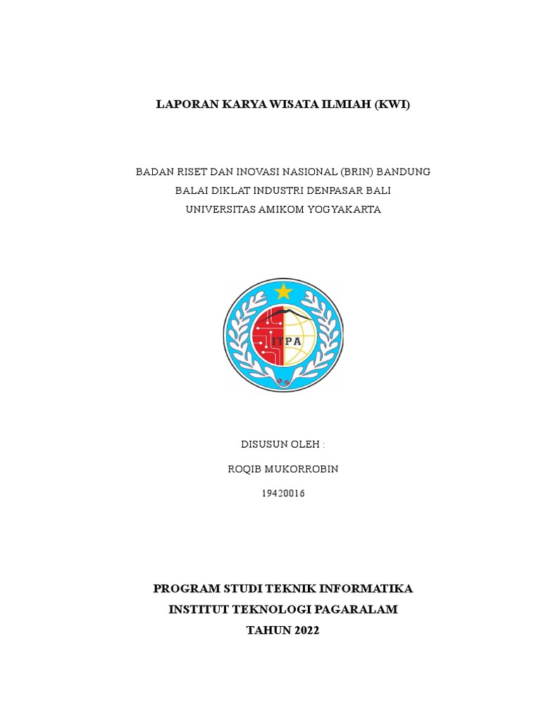 Laporan Karya Wisata Ilmiah | PDF