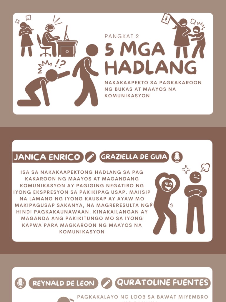 5 Mga Hadlang Nakakaapekto Sa Pagkakaroon NG Bukas at Maayos Na ...