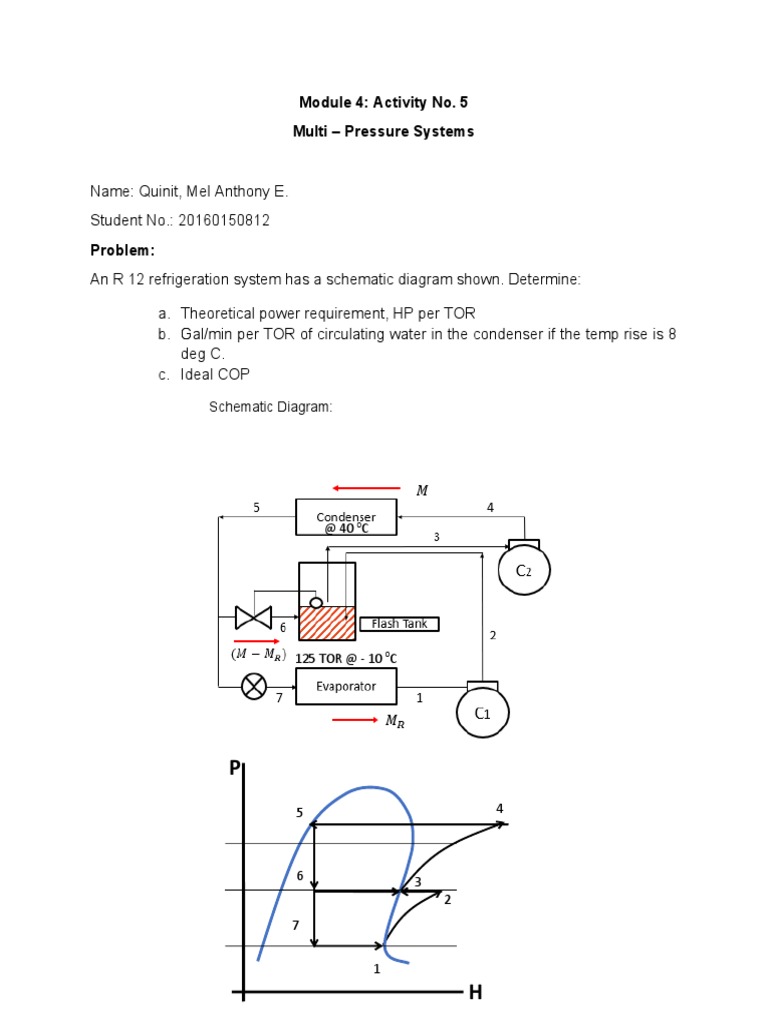 QUINIT - Module 4 Activity No. 5 (REFSYS) | PDF | Physical Quantities | Engineering Thermodynamics