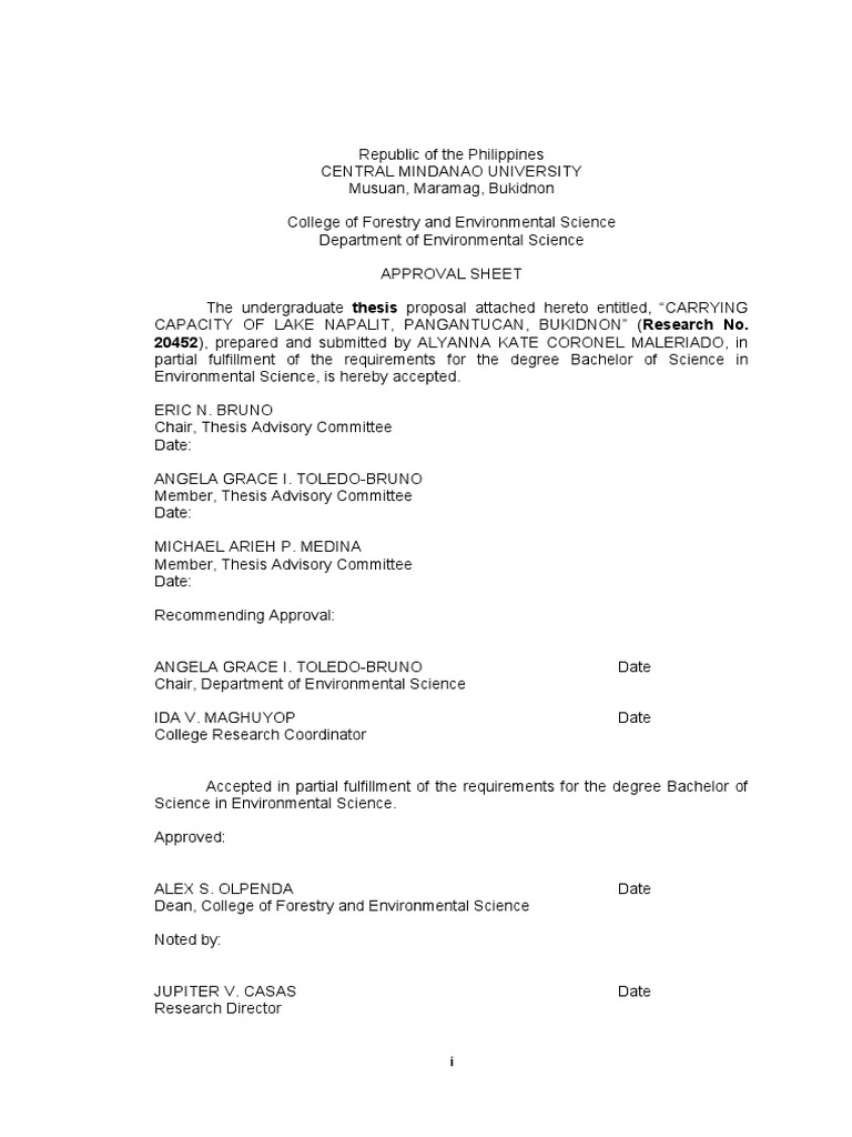 APPROVAL SHEET To ABSTRACT | PDF | Tourism | Thesis