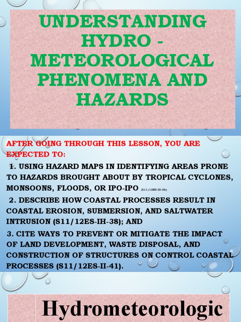 Hydrometeological Hazards | Download Free PDF | Tropical Cyclones | Hazards