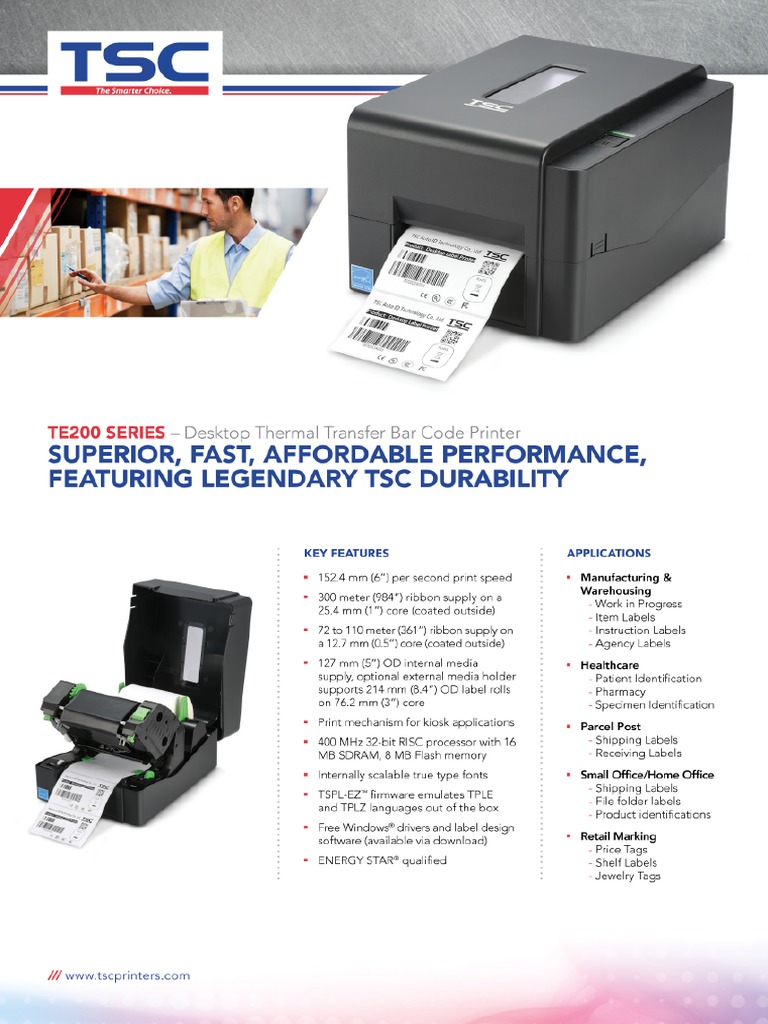 TSC Te 244 Hybrid | PDF