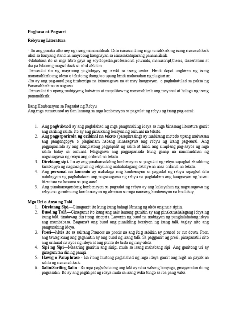 Medyo Reviewer | PDF