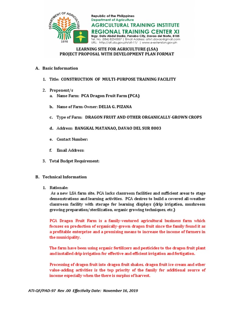 PCA Multi-Purpose Training Facility Proposal | PDF