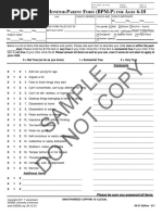 Early Childhood CARE Development (Eccd) Checklist: Scaled Score ...