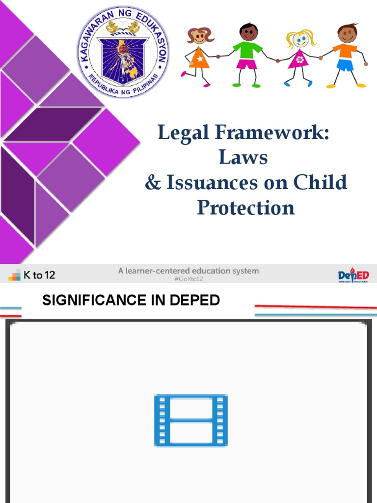 Legal Framework - Laws and Issuances On Child Protection | PDF ...